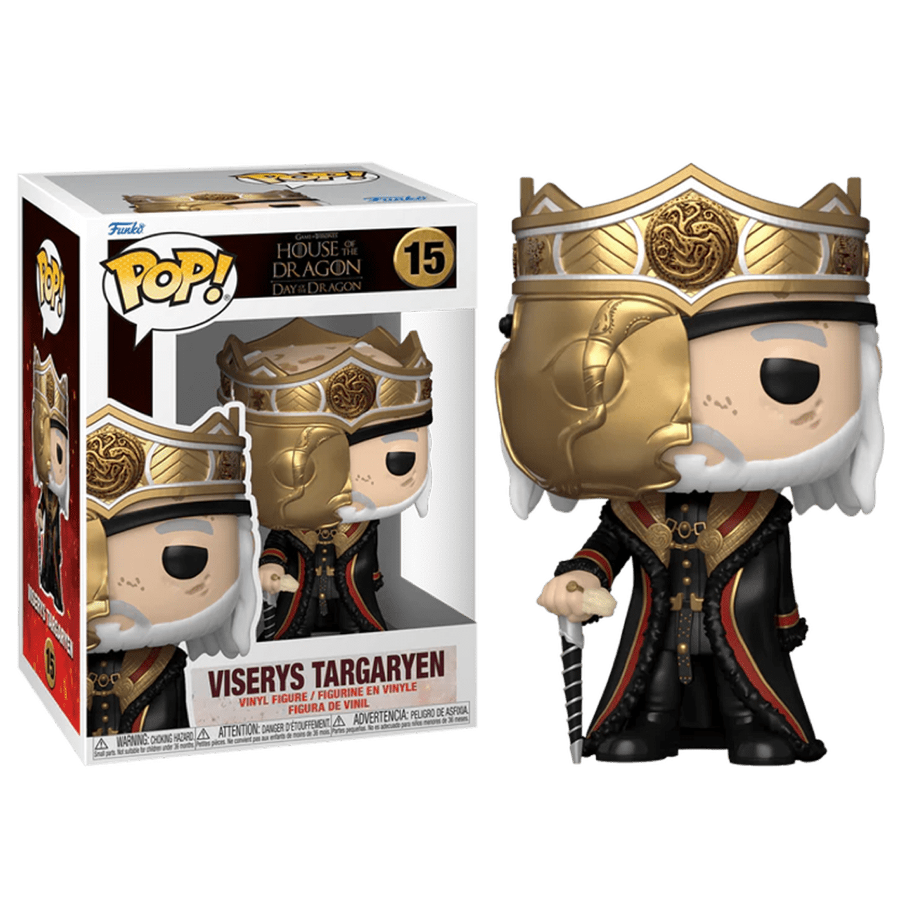 Фигурка Funko POP Viserys Targaryen Masked из сериала House of the Dragon 15