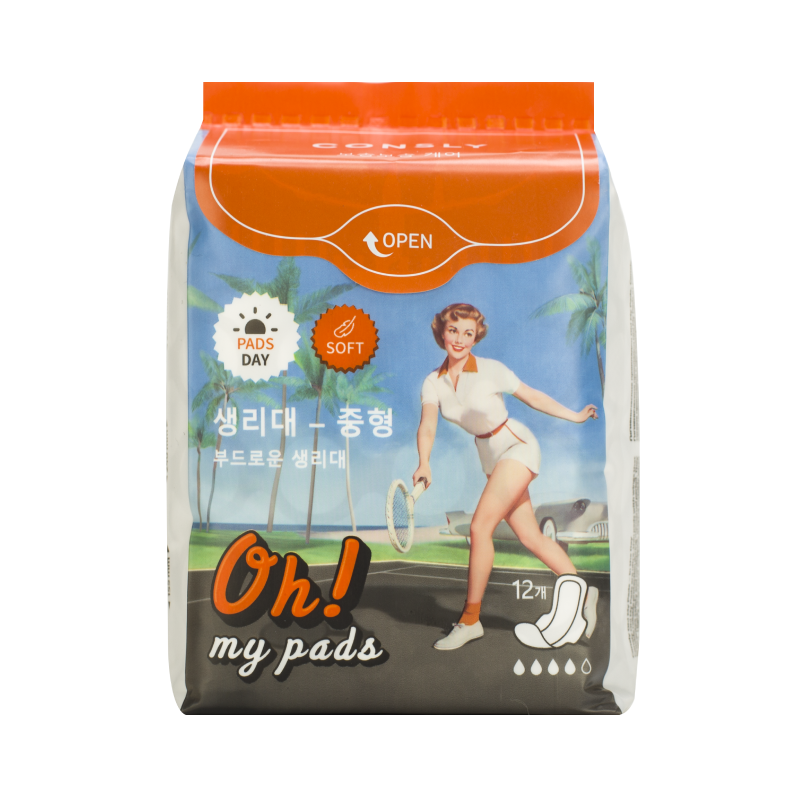 Consly Oh! My Pads – In the Day, 12 шт. Гигиенические прокладки