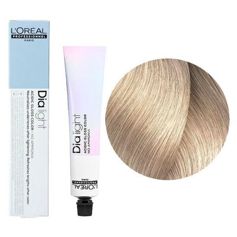 Краска для волос L'Oreal Professionnel Coloring Hair DIA Light Acidic Gloss Color No Ammonia, Полуперманентный краситель-блеск для волос без аммиака на основе кислого рН, 10.82