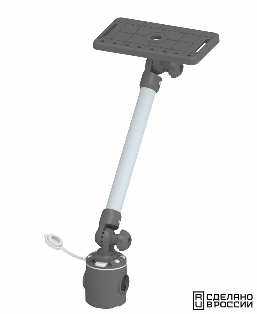 Площадка монтажная на леер быстросъемная с удлинителем 250 мм (10269507)