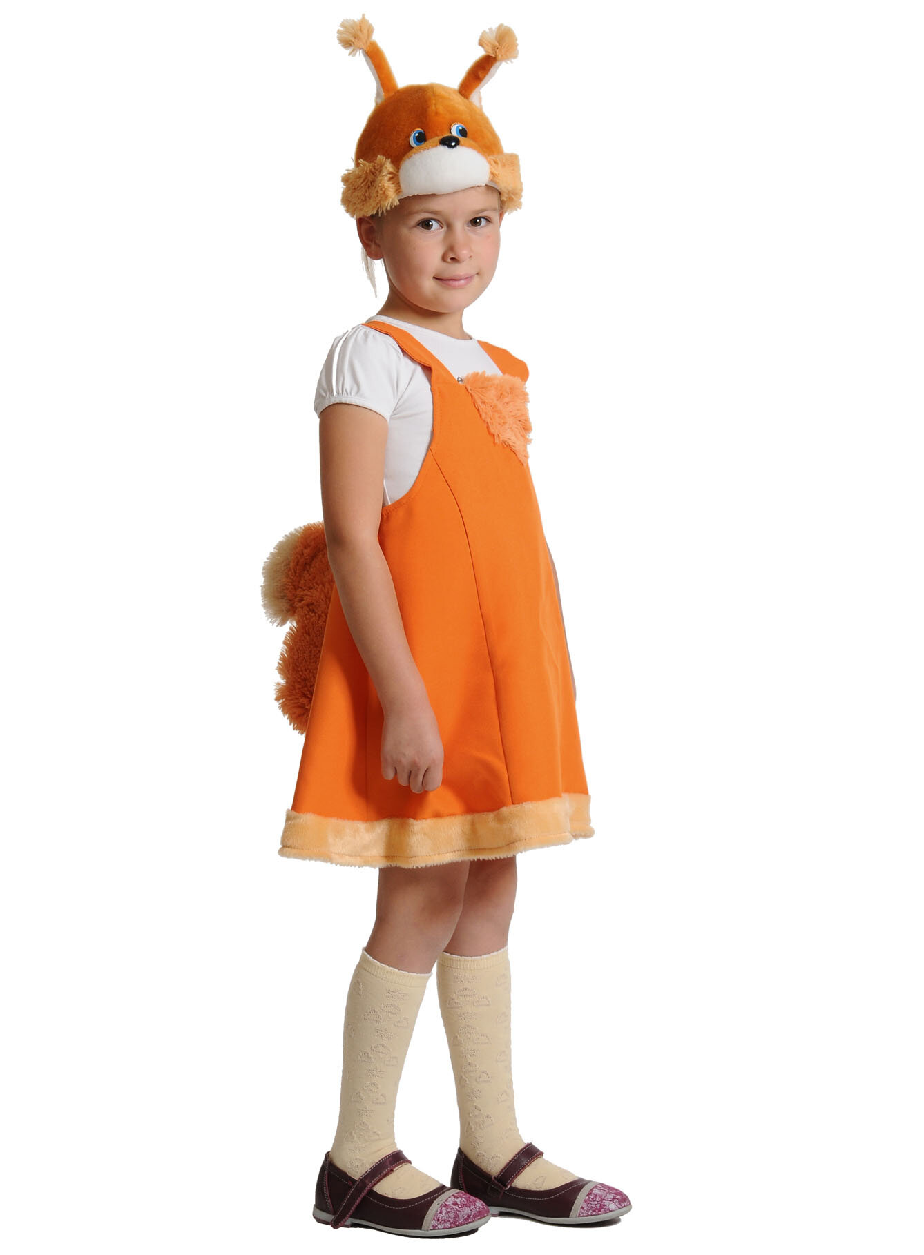 Костюм детский Белочка ткань-плюш (122-134)