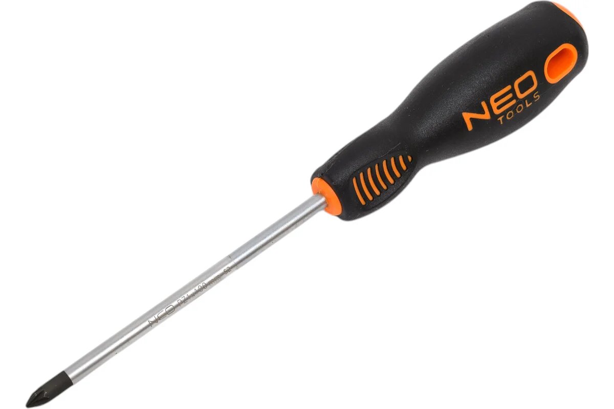 NEO Tools Отвертка крестовая PZ1x100 мм , CrMo 04-032