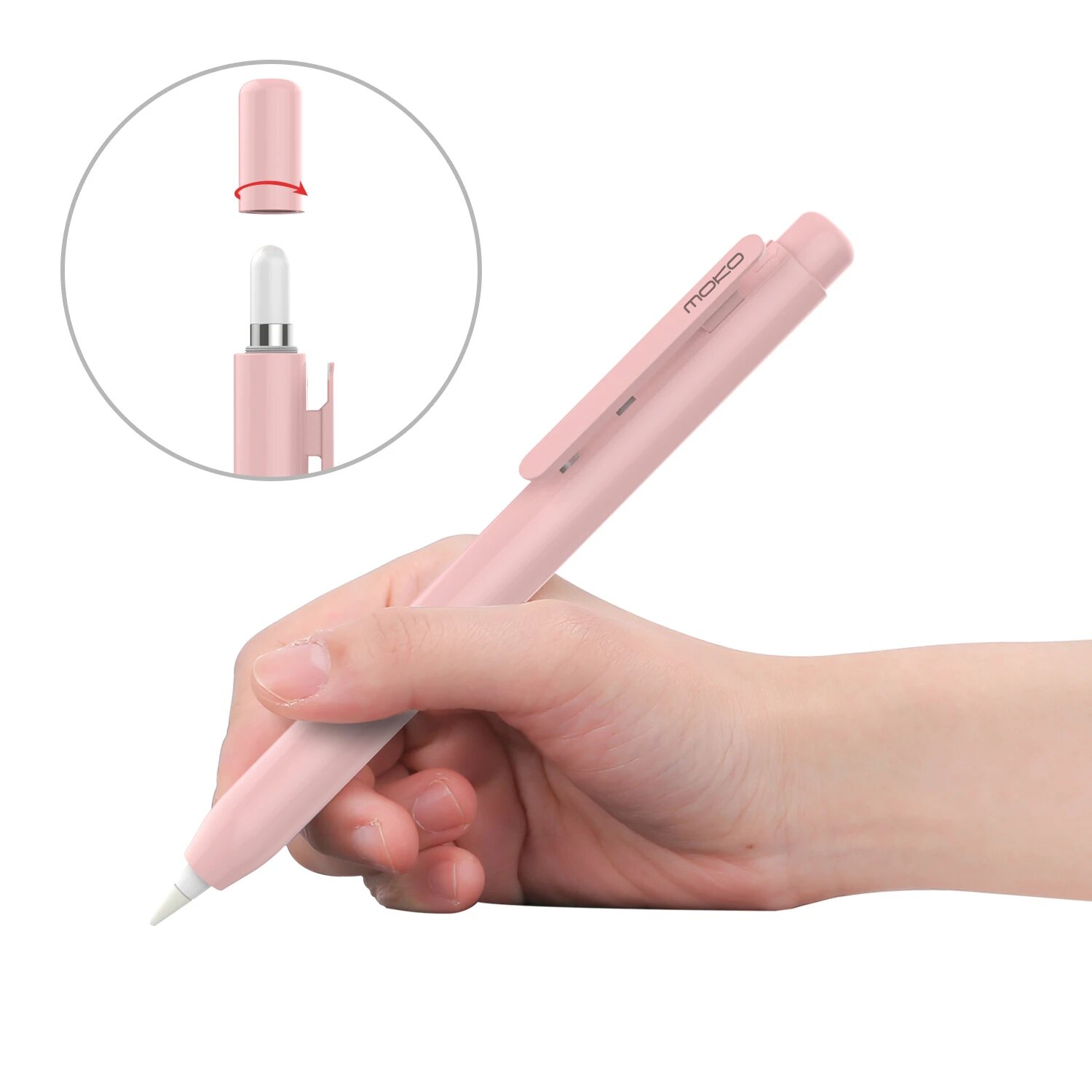 MoKo Apple Pencil 1, розовый