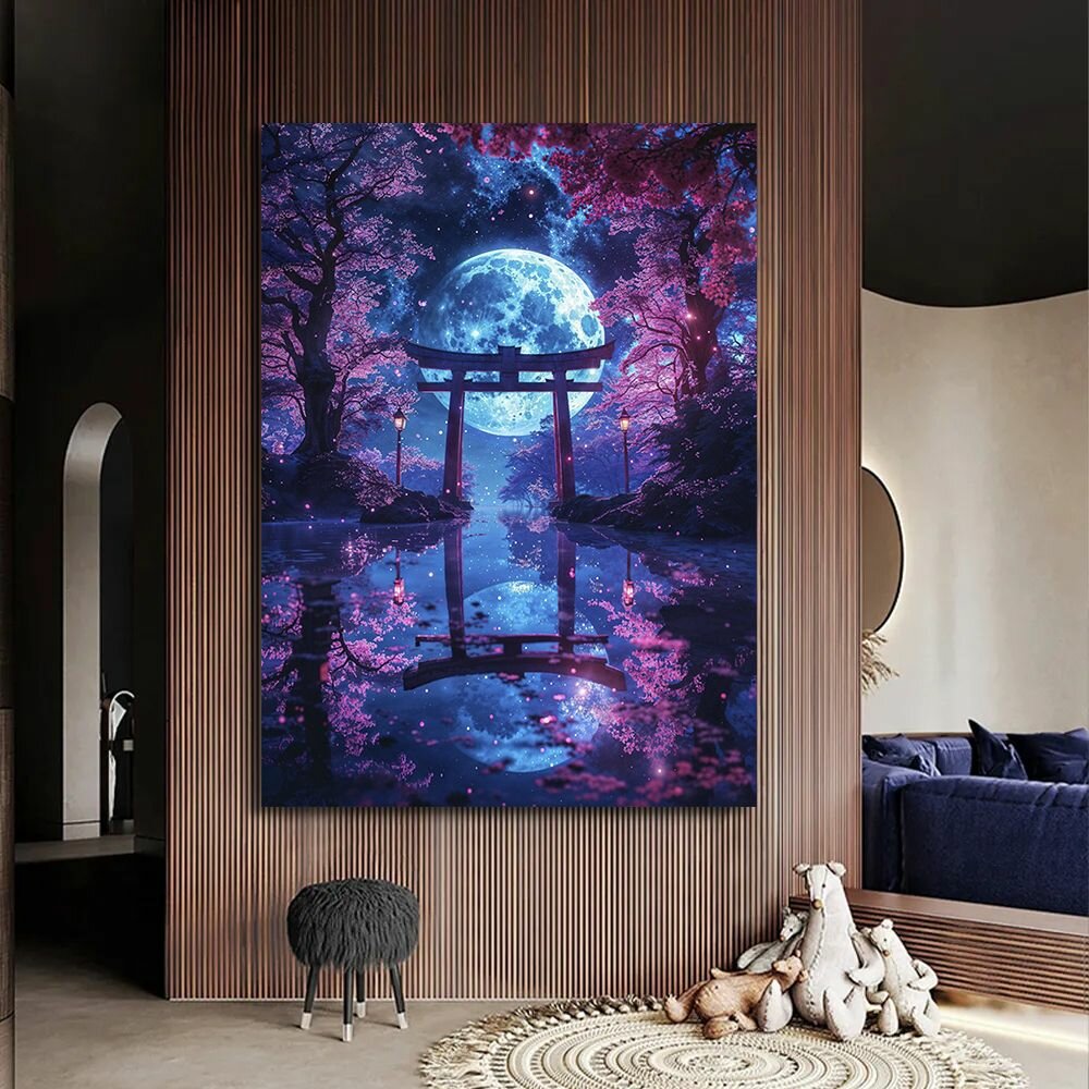 Картина самурай, картина в японском стиле, 20х30 см.