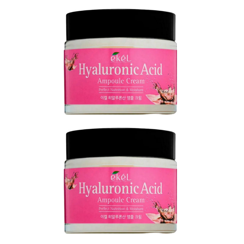 Ампульный крем Ekel с гиалуроновой кислотой, 70 мл, 2 шт