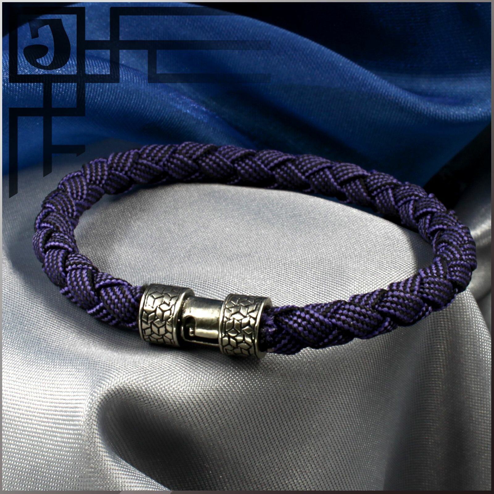 Плетеный браслет, металл