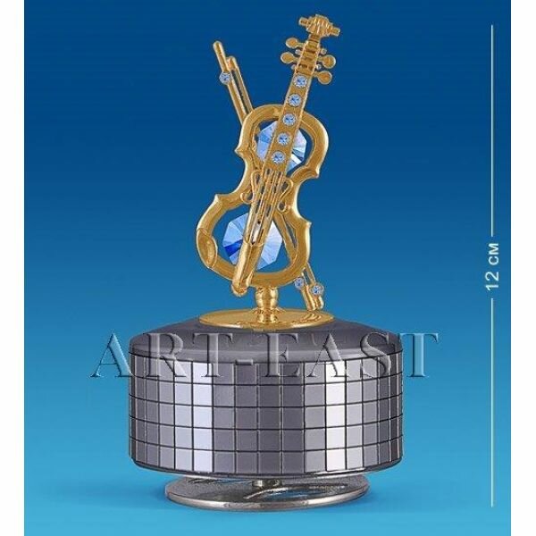 Фигурка музыкальная Скрипка A4764 Crystal Temptations, Металл, кристалл