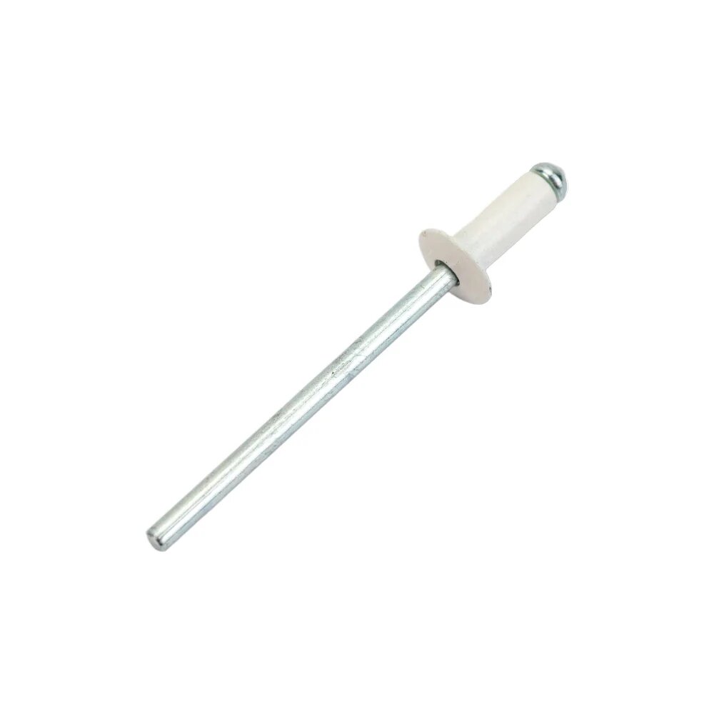 Доброга Заклепка вытяжная 4,8x12 цинк RAL 9003 Белый 500 шт ЦБ-00023377