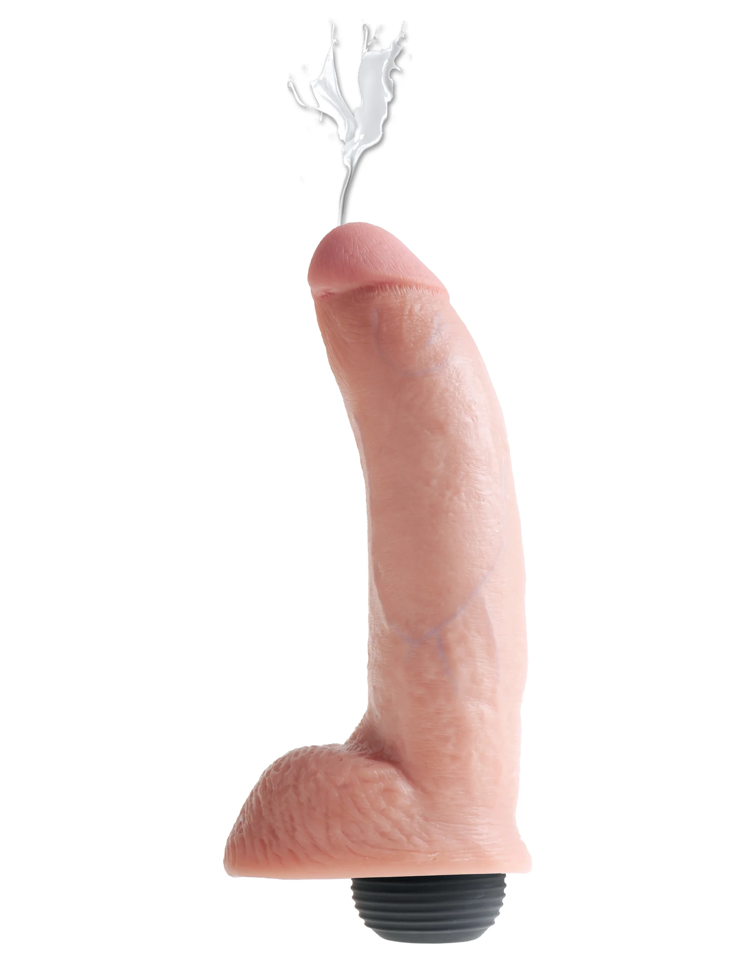 PipeDream King Cock, Squirting Cock 9" Фаллоимитатор с имитацией семяизвержения, Light (22.9 , Ø 5 см)