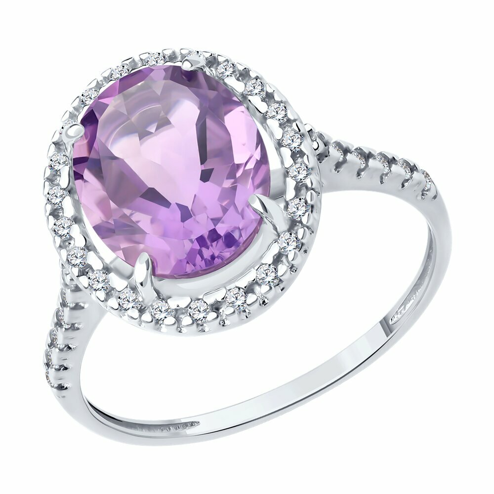 Кольцо, серебро, 925 проба