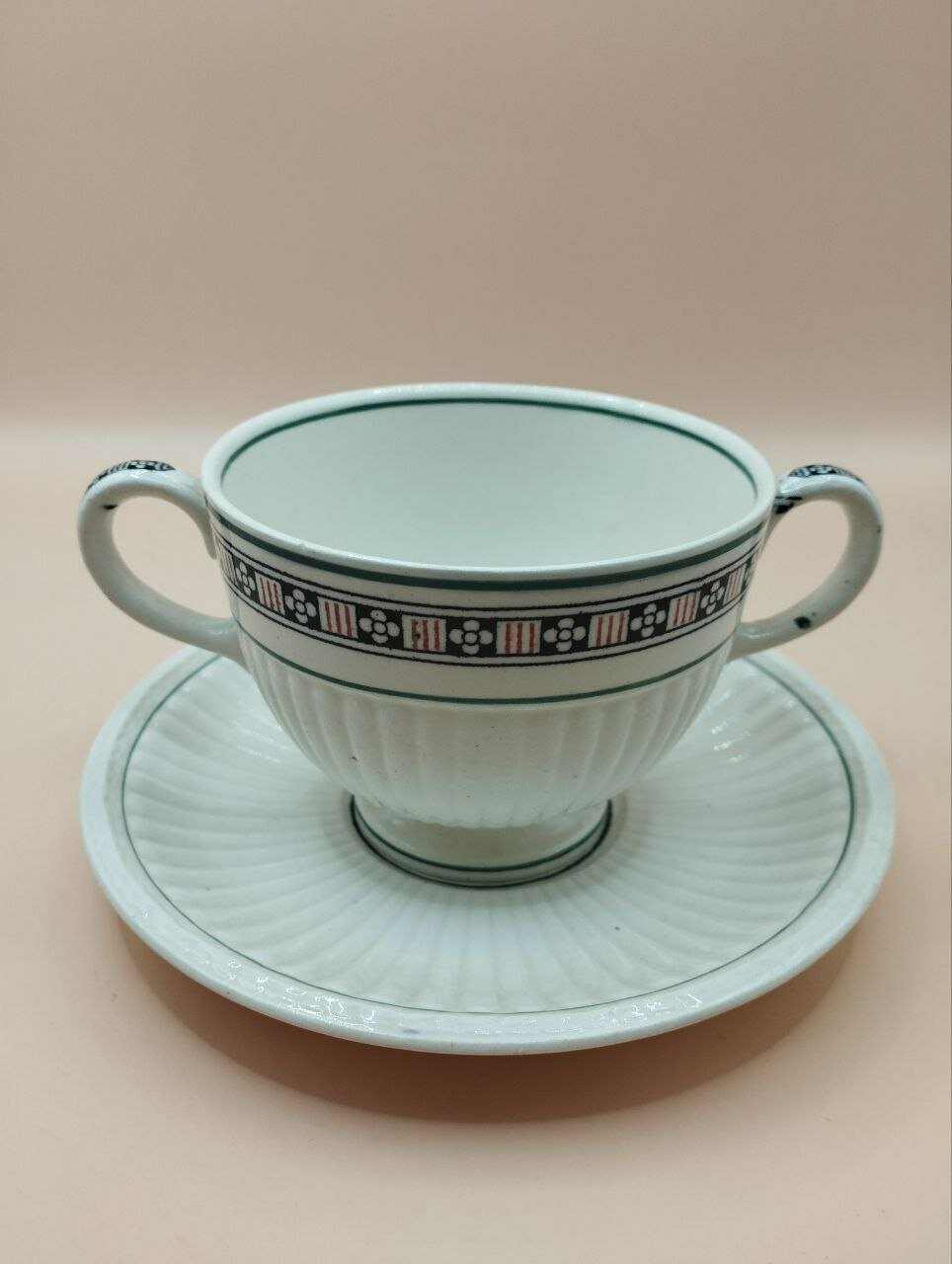 Чайная пара Wedgwood, винтажная, Англия