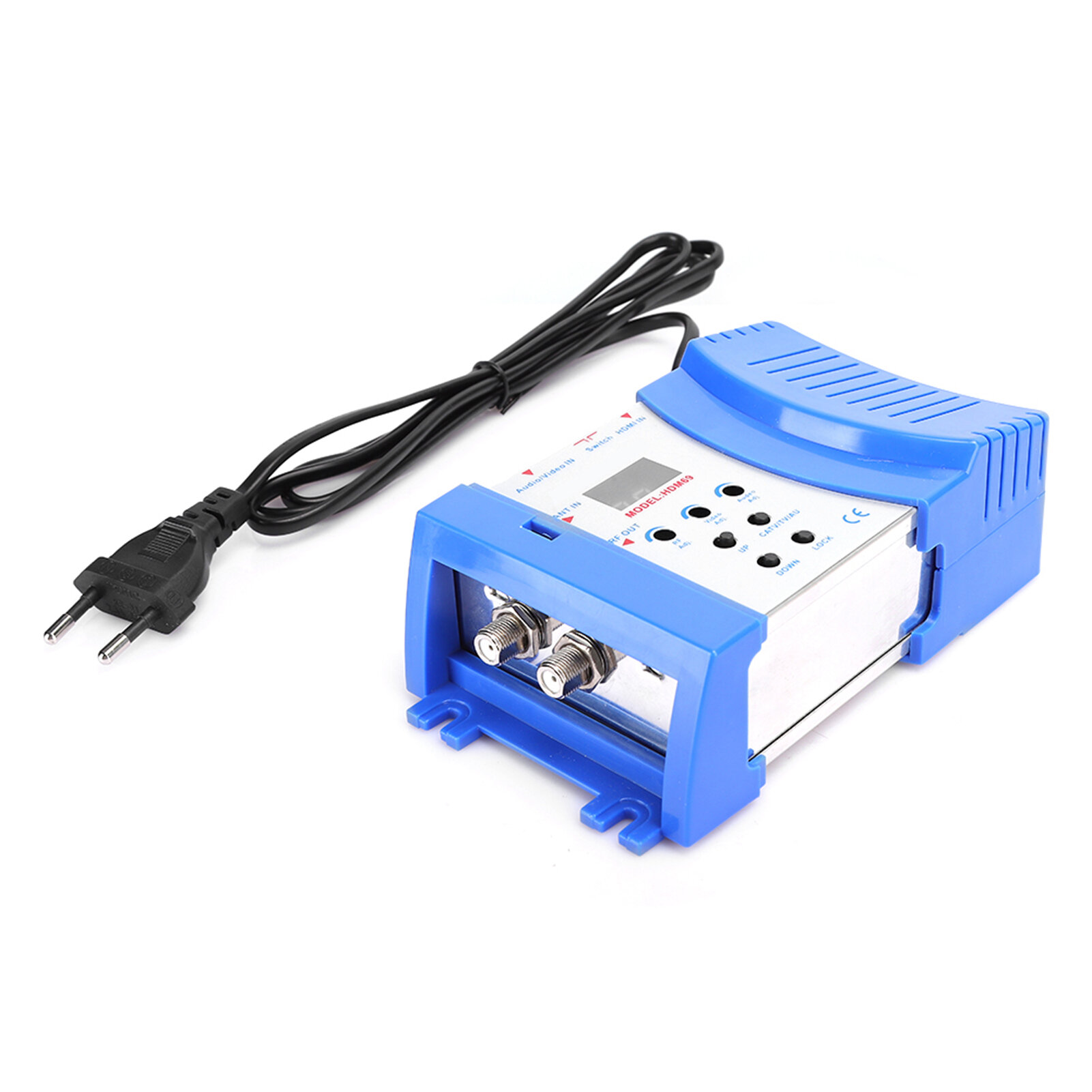 HDM69 Цифровой RF HD Модулятор мультимедийного интерфейса Преобразователь AV в RF VHF UHF Стандартный портативный модулятор PAL для ЕС 100 240 В