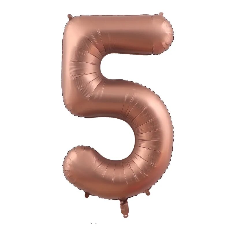Гелиевые шары с цифрами Globos Коричневый, chocolate5, 32 дюйма