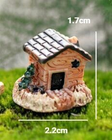 Домик из полимерной глины коттеджи, искусственные мини-дома, вилла, лесные замки, фигурка террариума, винтажные садовые украшения для дома «сделай сам»