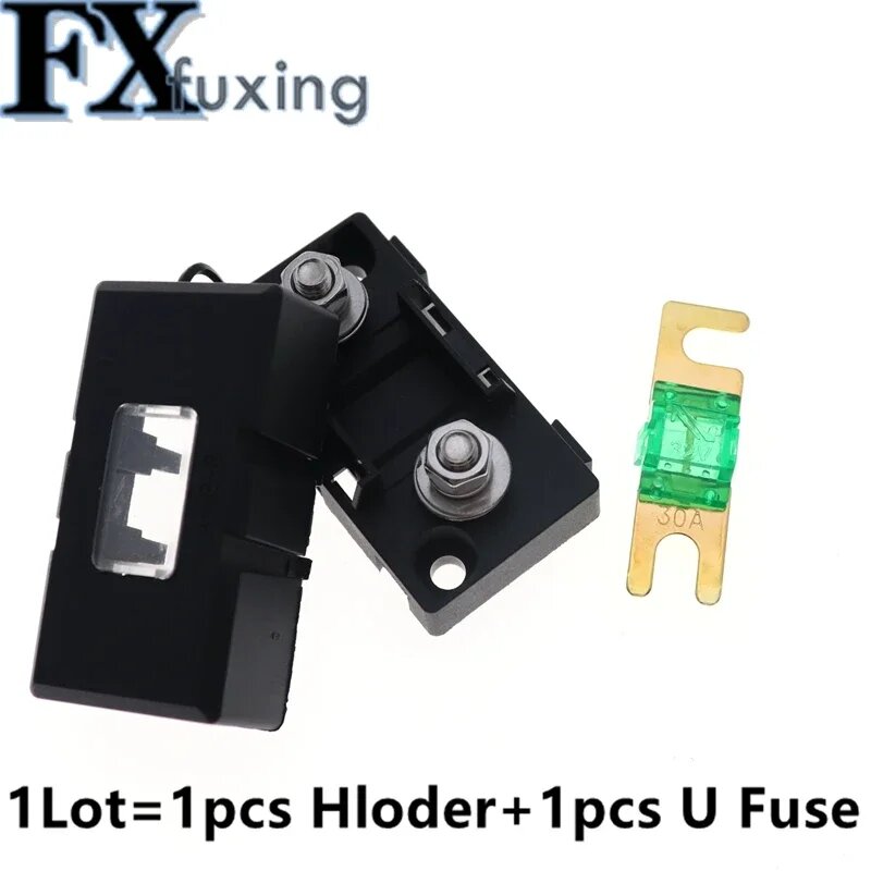 2 шт. ANS-H держатель предохранителей ANS-8 30А, U Fuse and Holder