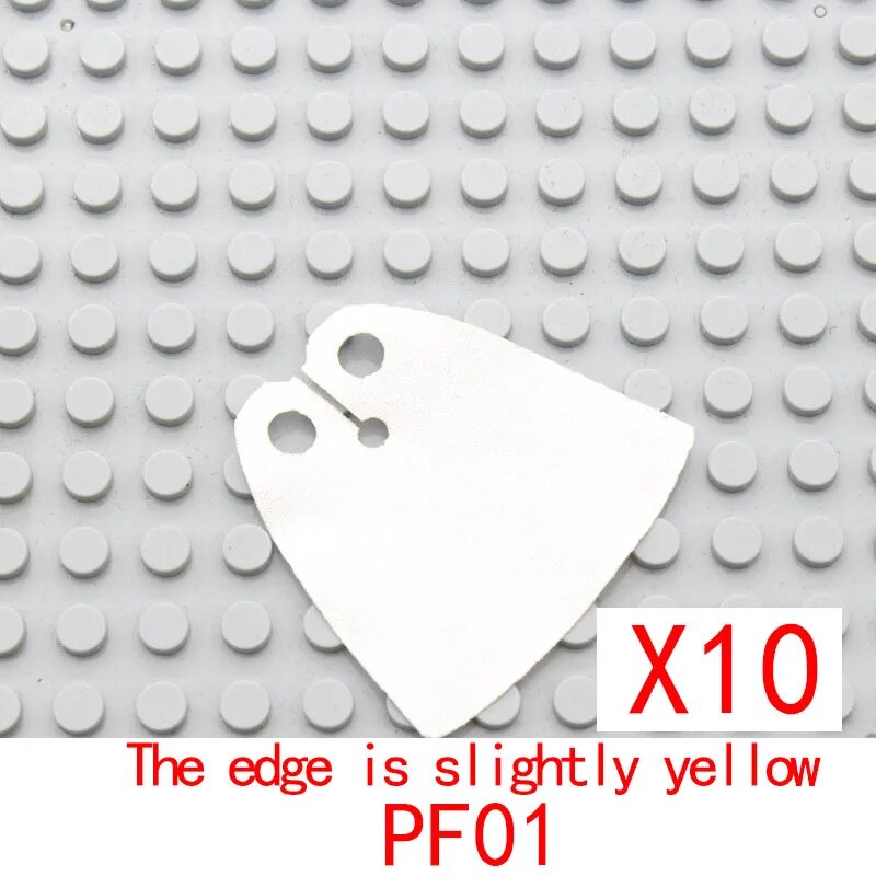 BRICKPANDA капюшон PF01-White, 10шт, светло-желтый