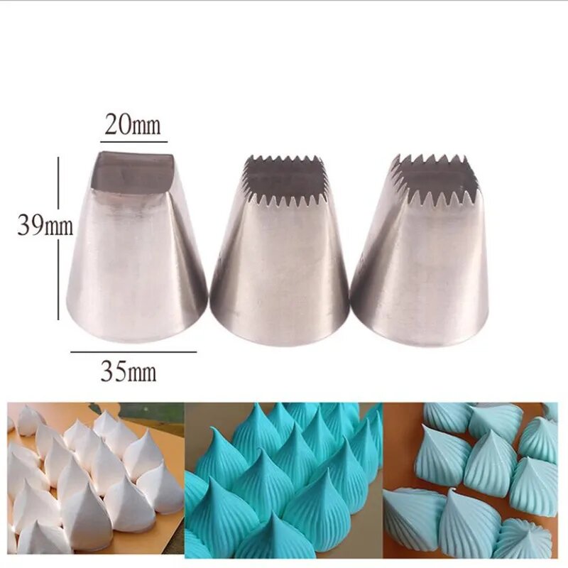 Насадки для крема 3шт, набор FEEL LIGHTY, цвет: 3pcs Set 2