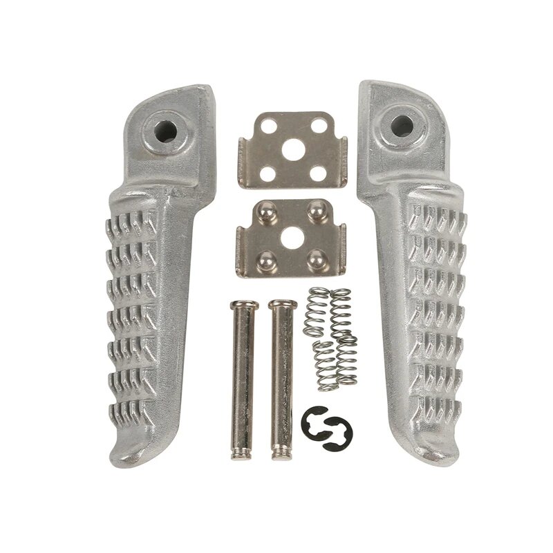 Задние подножки для мотоцикла, подножки для Kawasaki Ninja ZX-6R ZX10R ZX12R 250R EX250 EX650 Silver