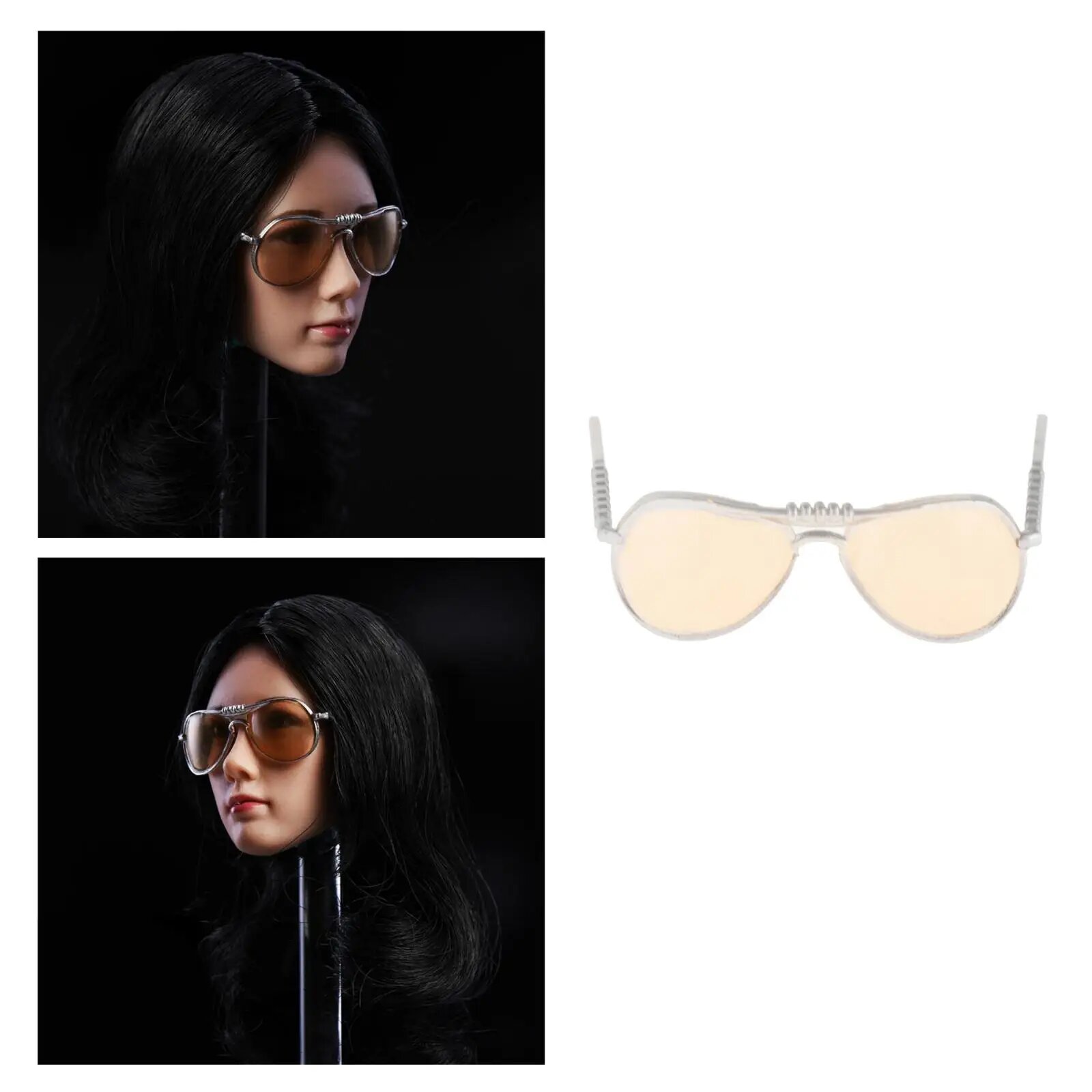 Солнцезащитные очки MagiDeal для 12-дюймовых фигурок E03 White