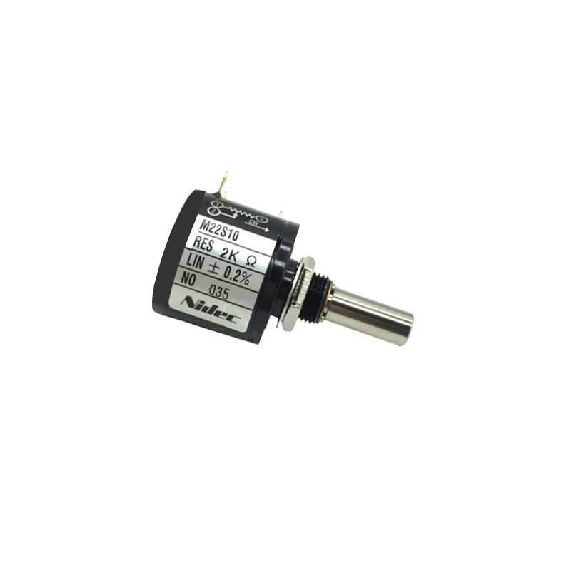 1 шт. Новый потенциометр NIDEC COPAL M22S10, прецизионный многооборотный 10 круговой проводной обмотки 1k 2k 5k 10k, 10 кругов, потенциометр