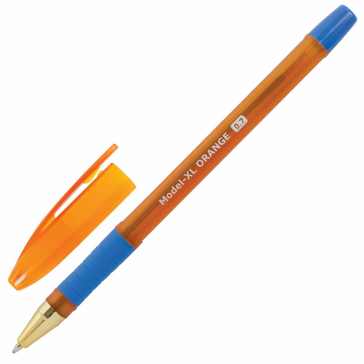 Ручка шариковая Brauberg Model-XL Orange (0.35мм, синяя) (143246), 12шт.