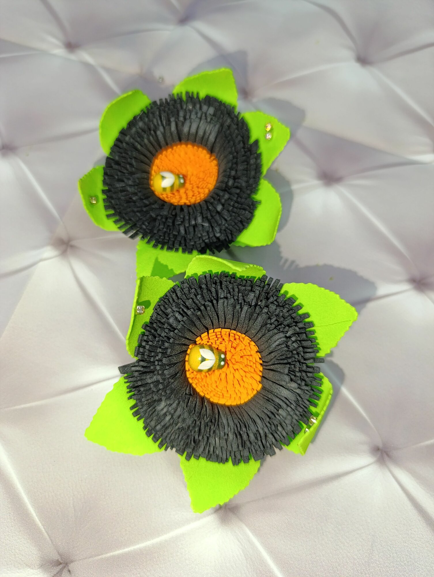 Бантики для волос на резинке