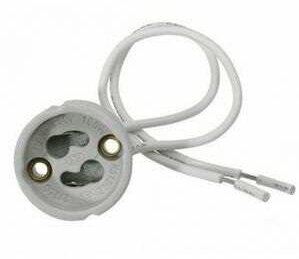 Патрон GU10 провод 2х0.75 15см 2А 250В с этикеткой UNIVersal 5560718