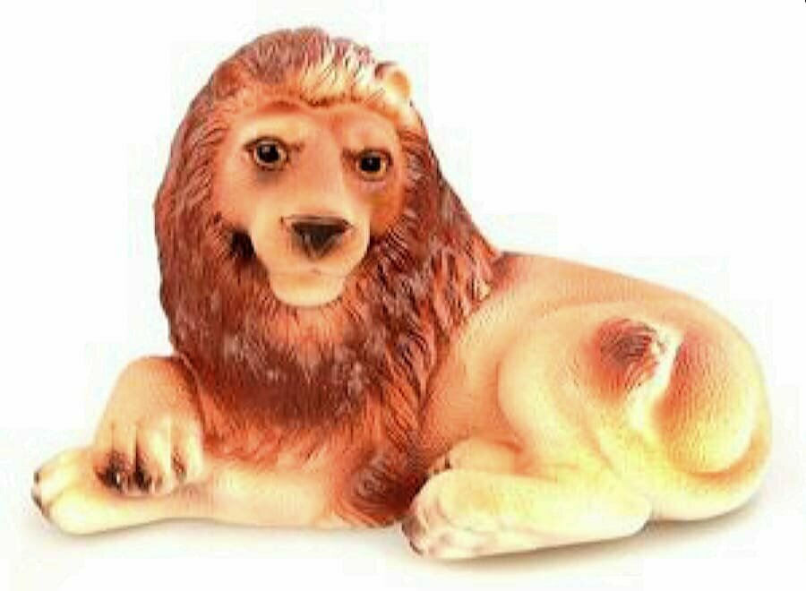 Лев Кинг (19см, пластизоль, в сетке, от 3 лет) С-849, (Огонек)