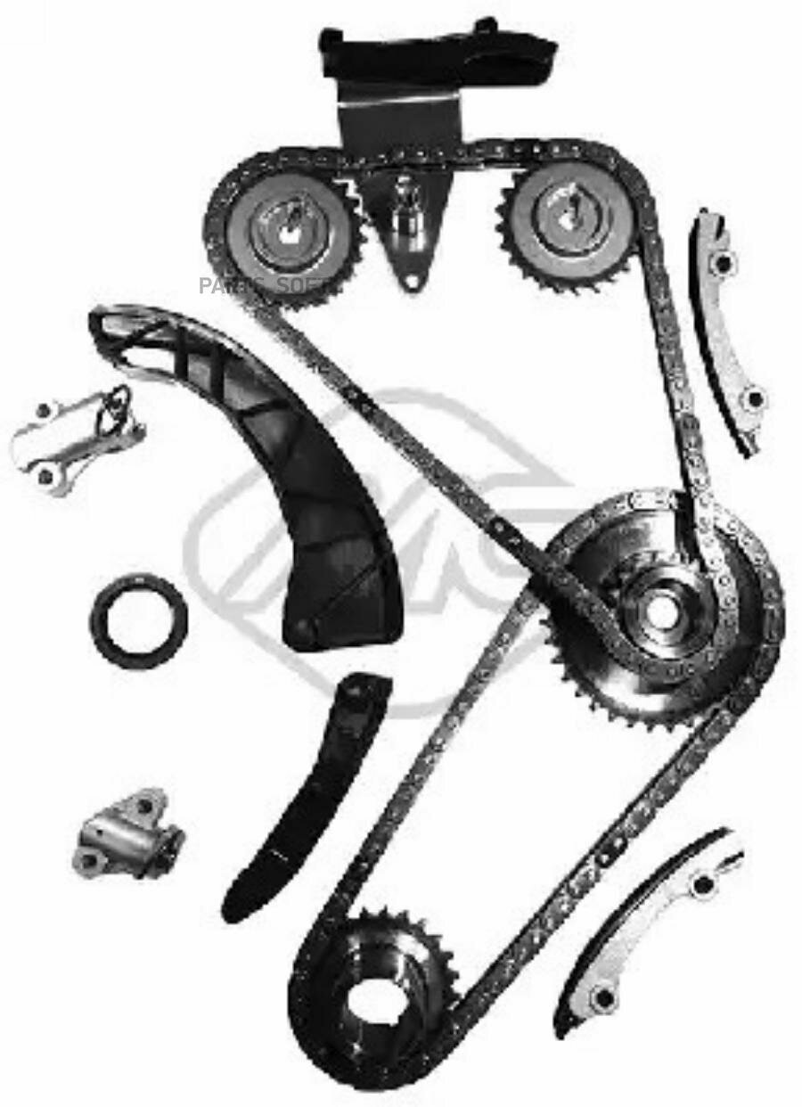 06175 METALCAUCHO 06175 Ремкомплект цепи грм hyundai accent/ceed/i20 1.5/1.6crdi полный