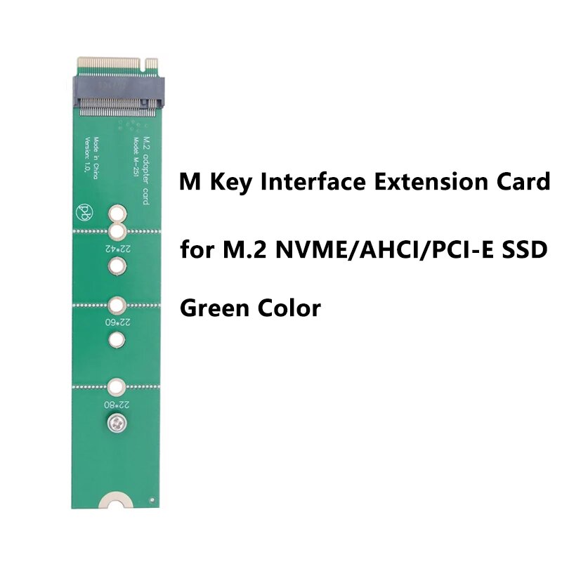 М.2 NGFF NVME AHCI PCIE интерфейсная переходная карта BTBcoin M2 NVME Green