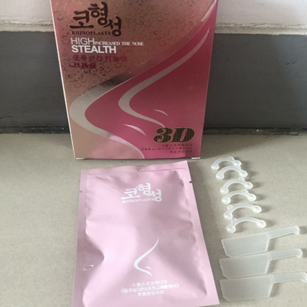 3D невидимое устройство для носа, зажим для ринопластики, выпрямитель для носа, безболезненный инструмент для красоты носа