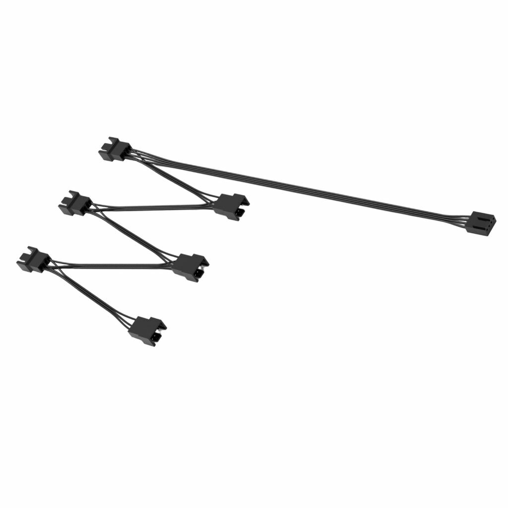 Удлинительный кабель 4PIN PWM для контроля температуры, черный, 1 серия 6