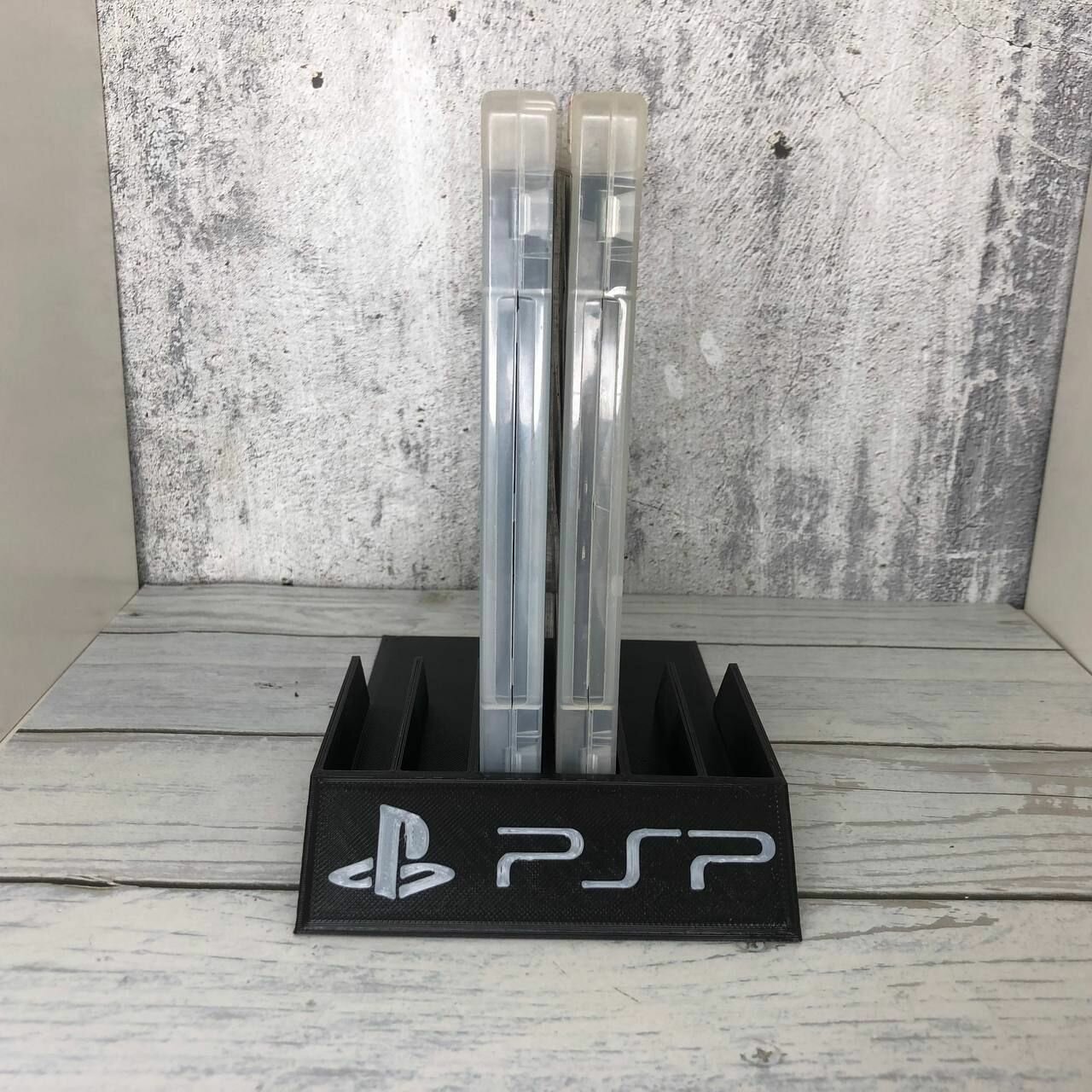 Подставка для дисков PSP PlayStation черная