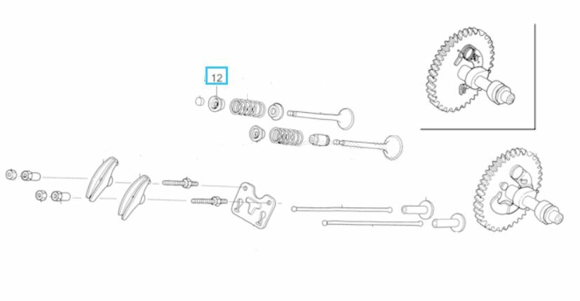 Фиксатор пружины выпускного клапана; Артикул Honda: 14773Z8S000 (Оригинал)
