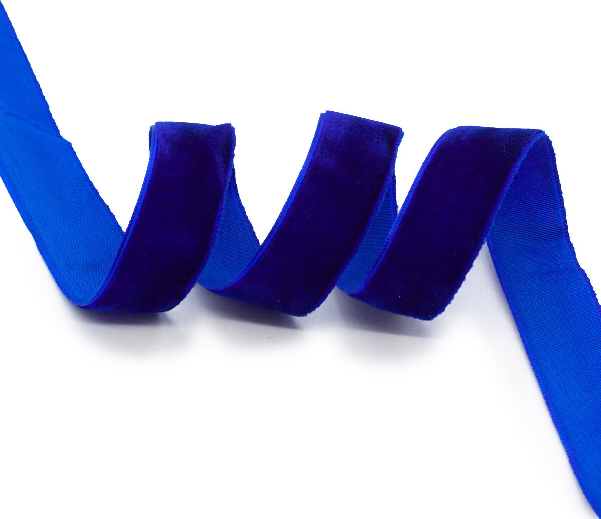 Лента бархатная 2,0см*32,9м 0081-1901 (8571 синий)
