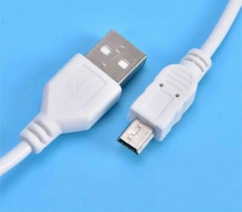 Кабель usb mini - B 5 белый — фото 1