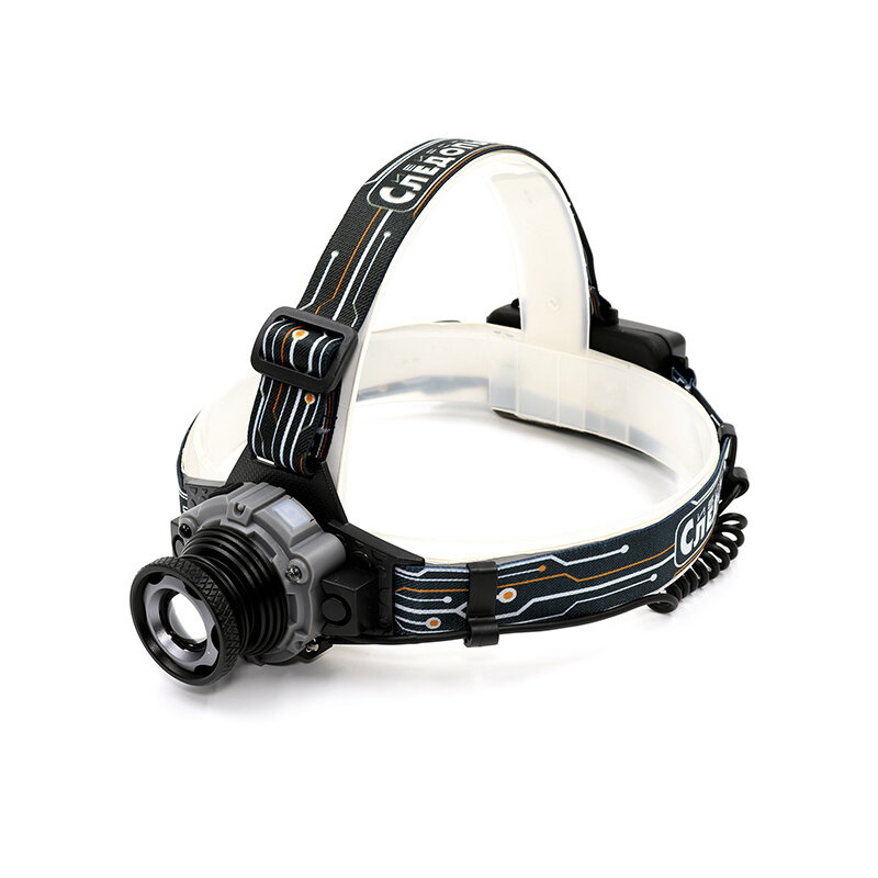 Фонарь налобный "сибирский СЛЕДОПЫТ-Вольт-М", 1 LED, zoom, аккум. 220В PF-PFL-HL51