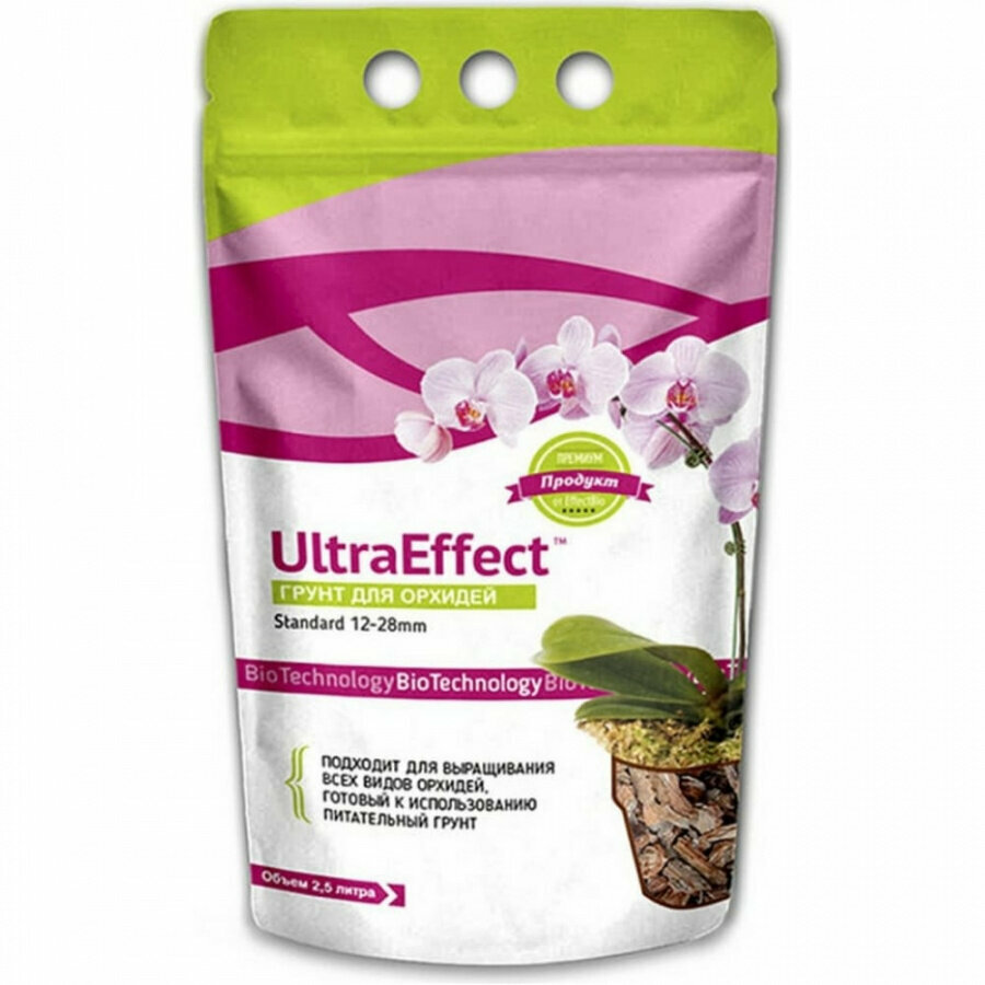 Грунт EffectBio UltraEffect Optimal для орхидей, 19-37 mm, 1.2 л