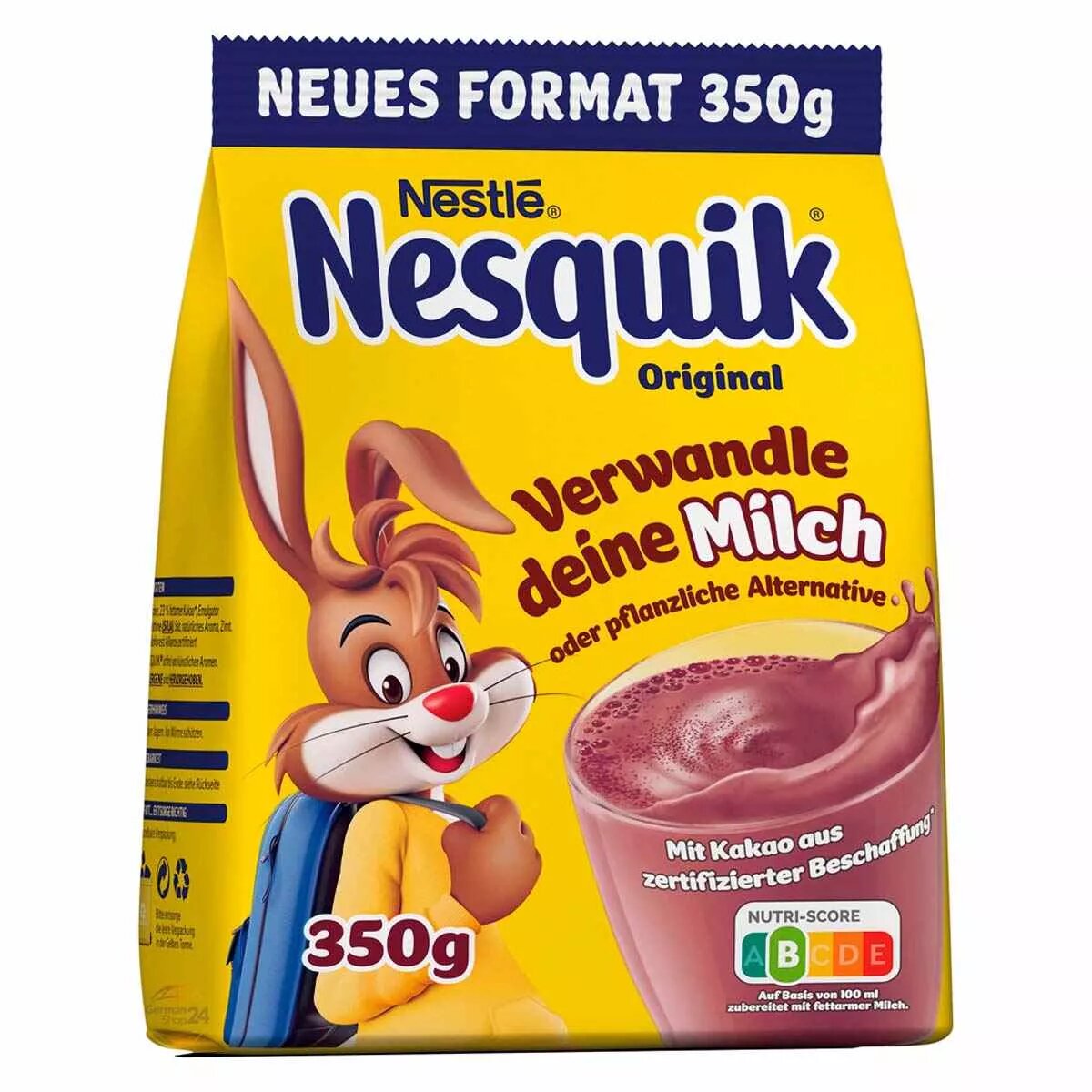 Какао-порошок Nesquik, Германия, растворимое, 350г, 1 упаковка
