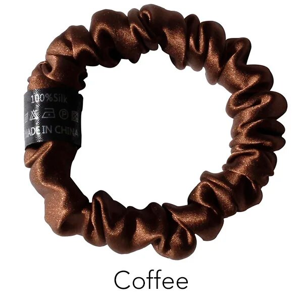 Шелковые резинки XPEL 19 Momme 1.5cm Coffee