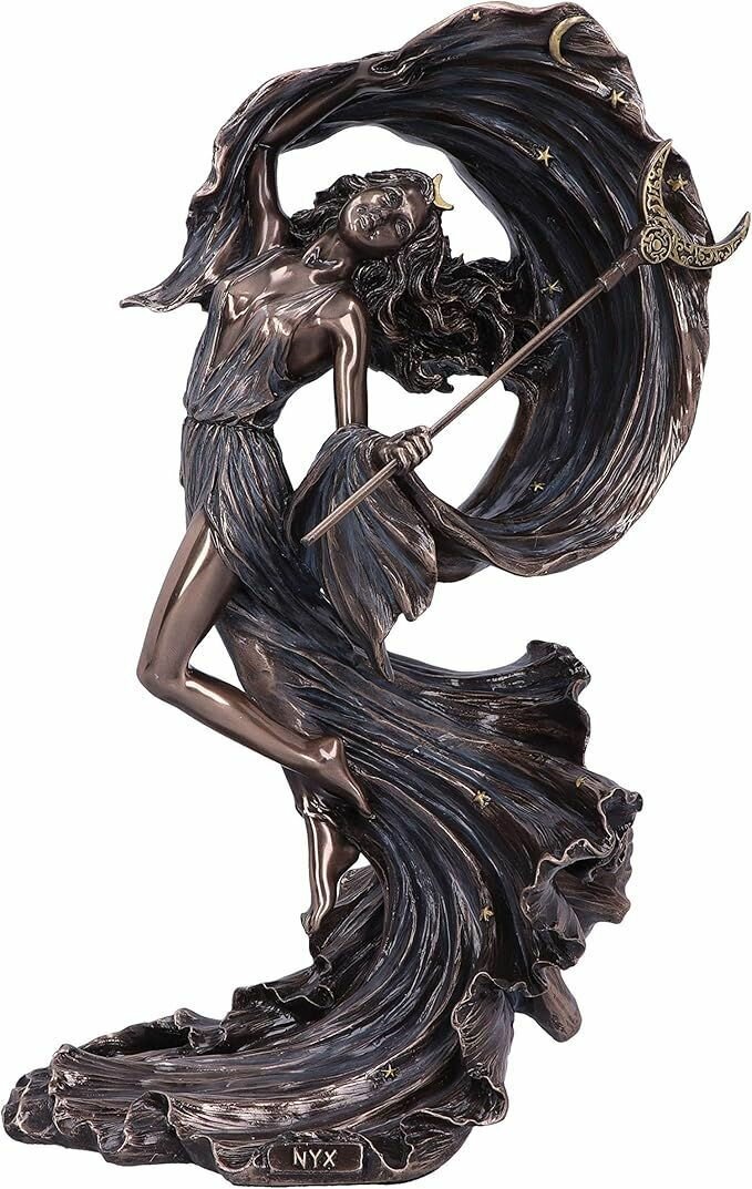 Статуэтка Nemesis Now - Nyx Greek Goddess of the Night - Фигурка греческой богини ночи Никс, 27.5 см, бронзовый, 801269142544