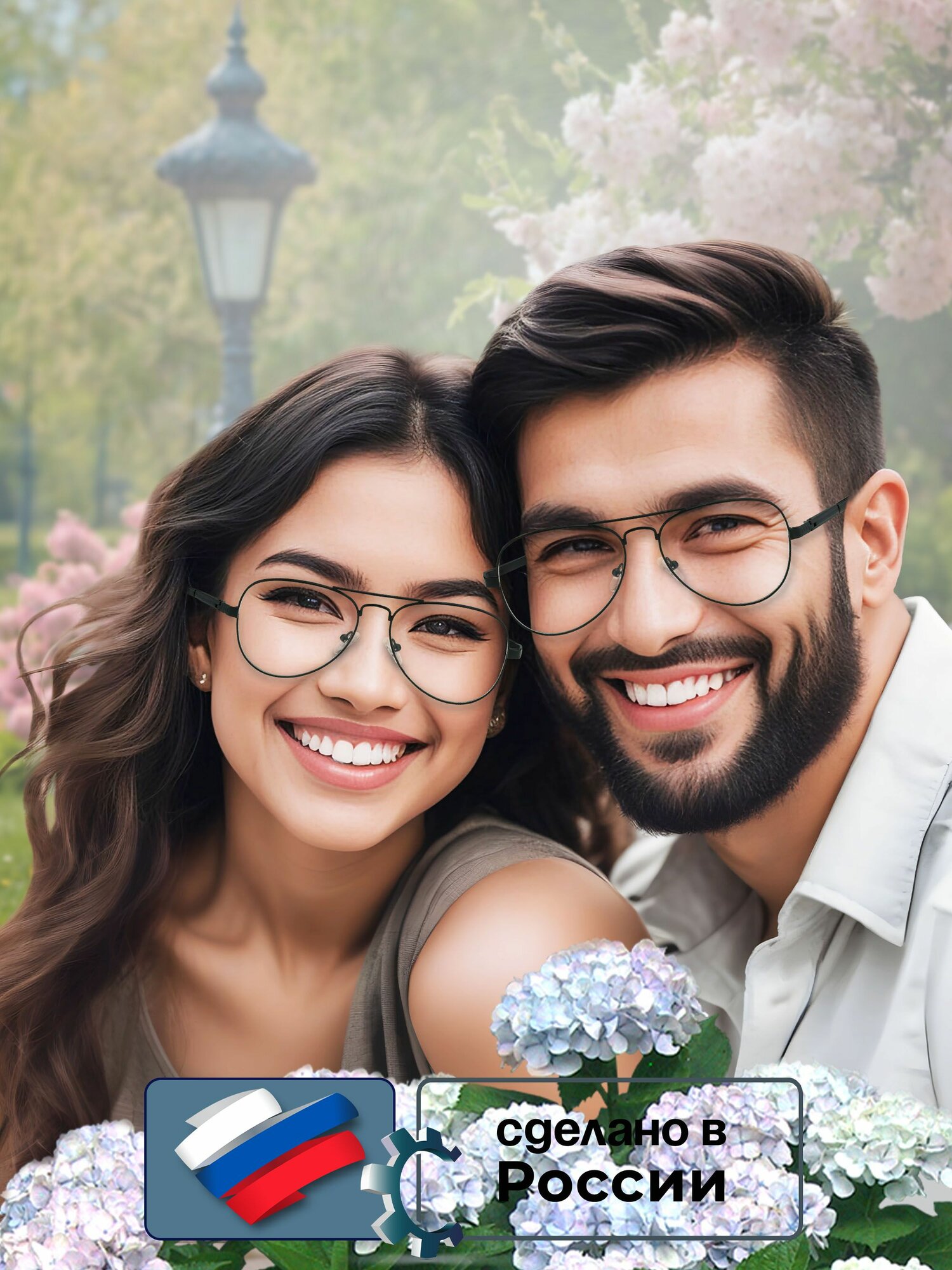 Фотохромные очки для дали с футляром на магните PROUD мод. 68307 Цвет 1 с линзами NIKITA 1.56 Colophony GRAY, HMC+ -0.25 РЦ 62-64