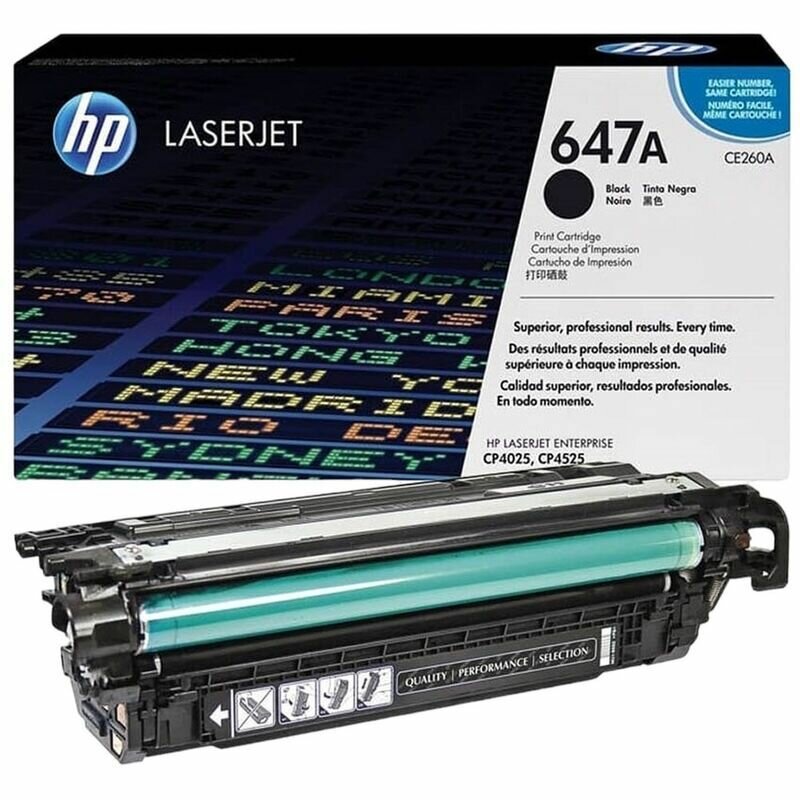 Картридж HP CE260A №647А черный