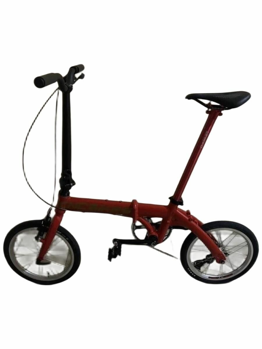Складной велосипед CNC BIKES 16", 3 скорости , 7кг, красный