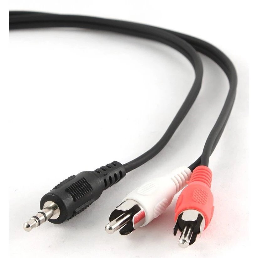 Кабель 3.5 Jack (M) - 2x RCA (M), 1.5м, Gembird (CCA-458-1.5M)