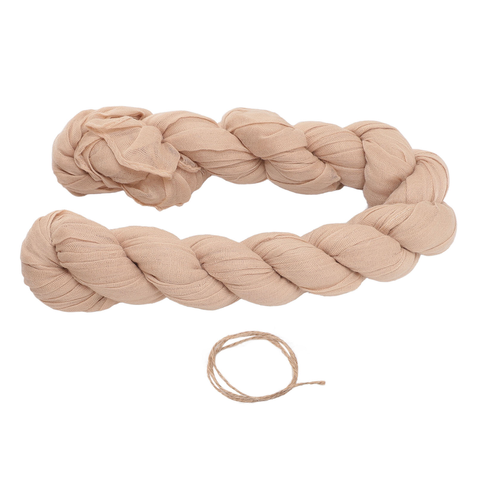 10-футовая марлевая дорожка для стола из мягкой ткани в деревенском стиле для свадьбы, дня рождения, вечеринки, элегантного романтического украшения цвета хаки