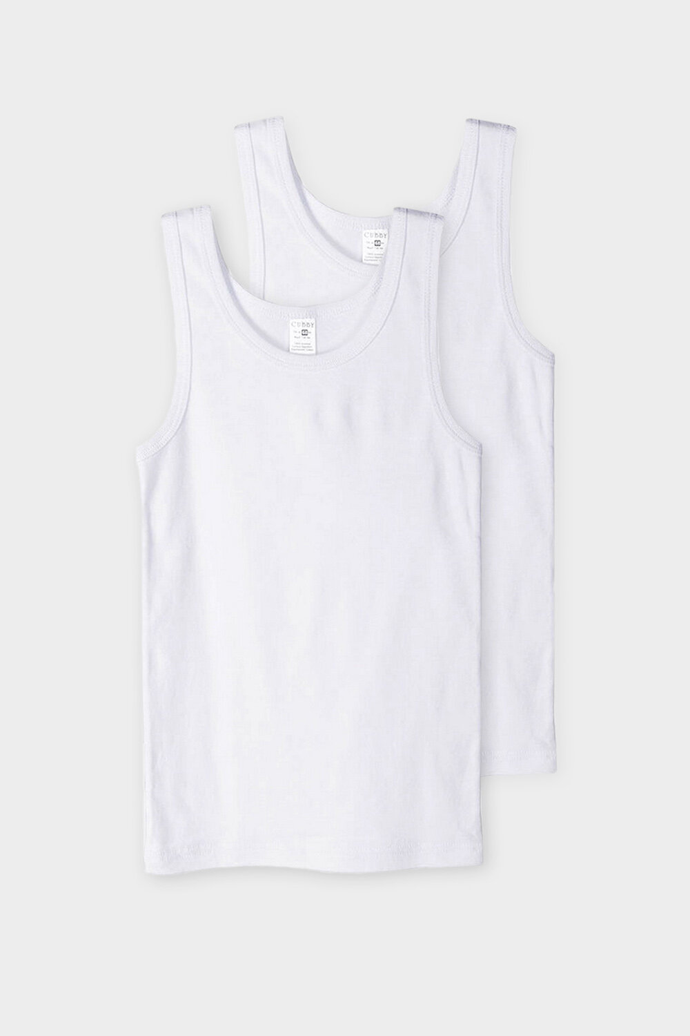 Майка К 1193-2уп/белый, комплект из 2 шт.