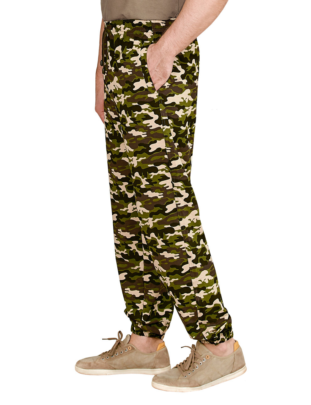Брюки спортивные джоггеры камуфляжные