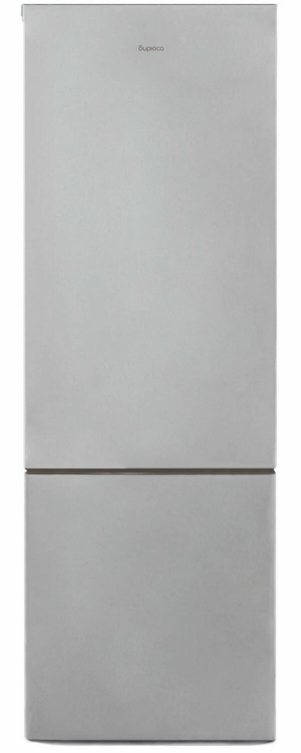 Двухкамерный холодильник Бирюса M6132, серебристый