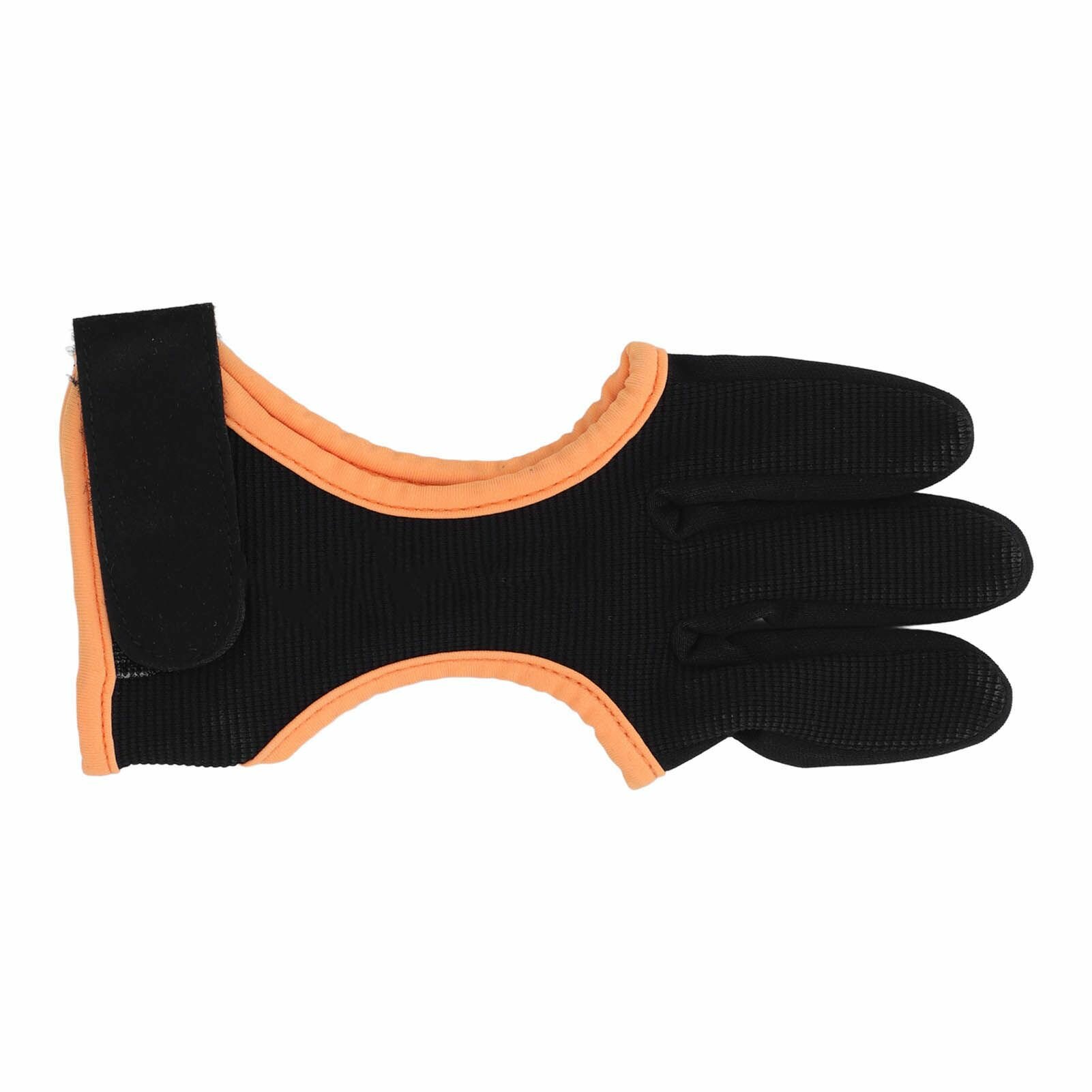 Защита рук для стрельбы из лука, дышащие перчатки из искусственной кожи с изогнутым луком и тремя пальцами для стрельбы из лука на открытом воздухе S